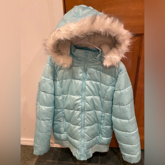 Justice | Jackets & Coats | Euc Girls Sz 2 Teal Justice Sherpa Lined ...